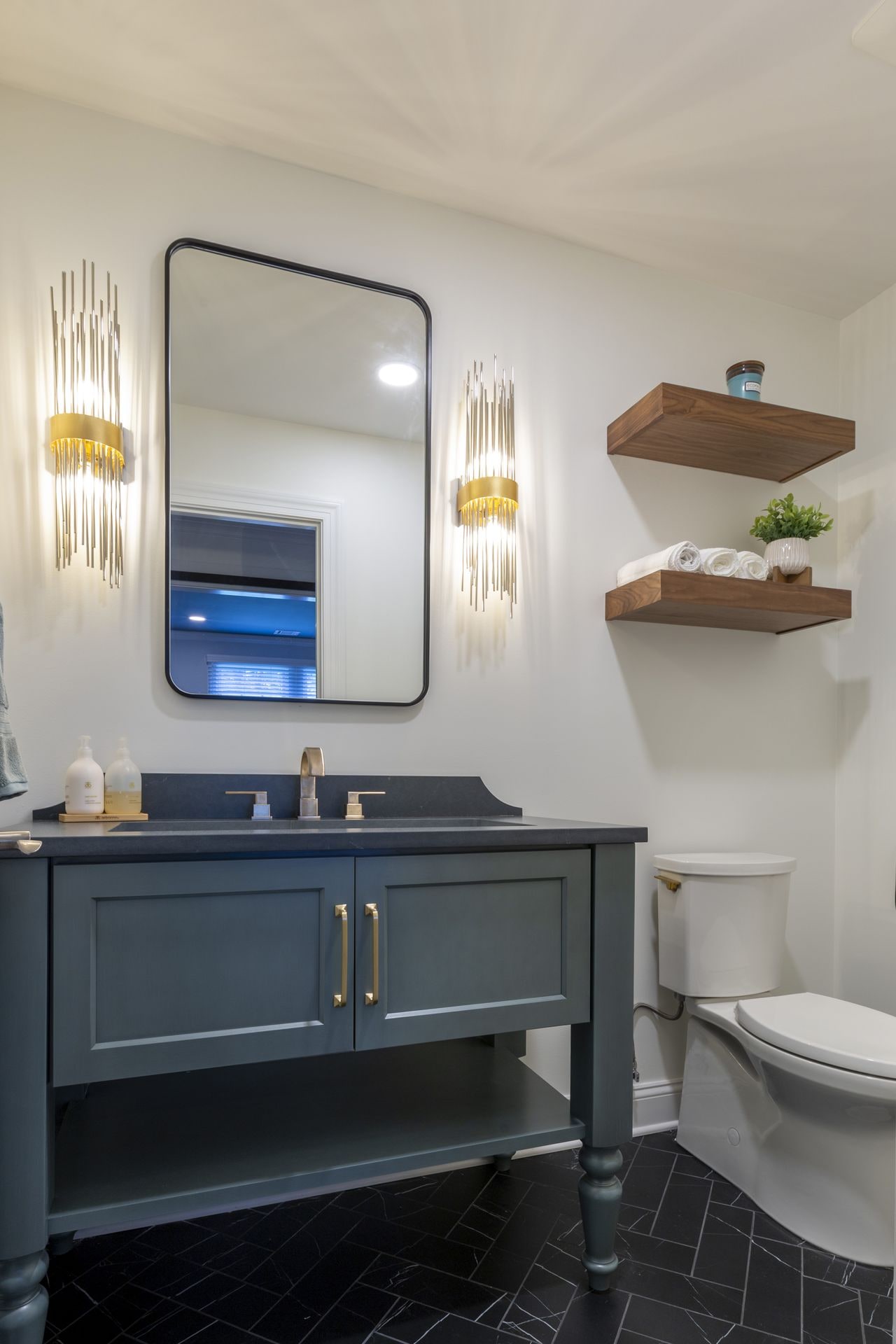 Berkeley Heights Powder Room Remodel - Kraftmaster Renovations