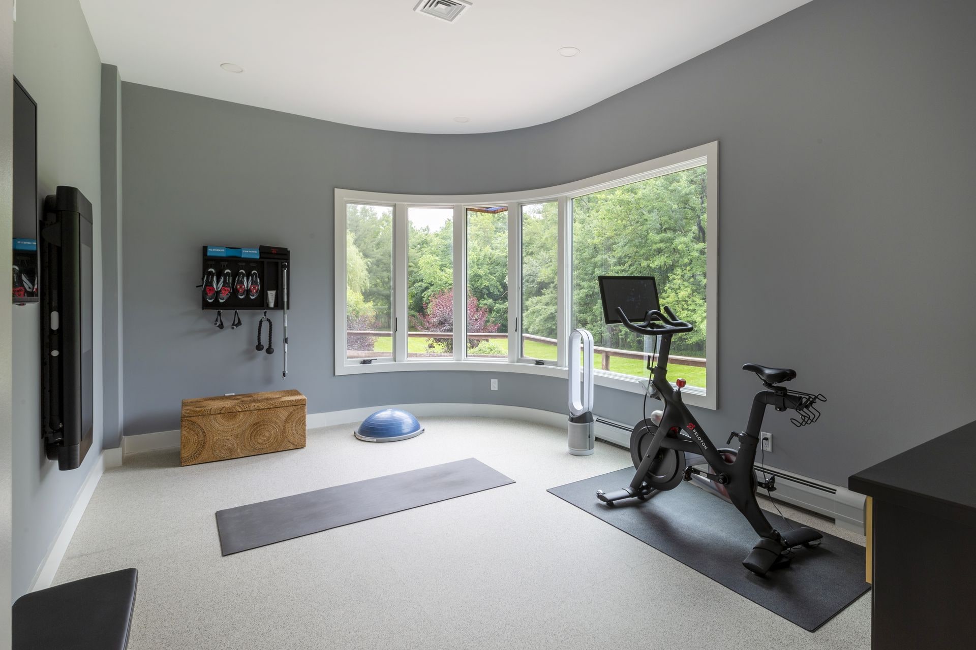 Modern Home Gym Renovation in East Hanover, NJ - Kraftmaster Renovations